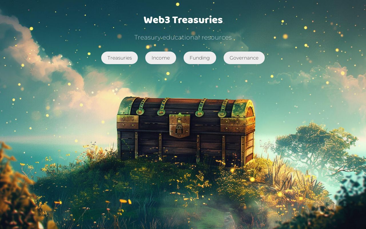 Treasuries - Web3 treasury educational resources